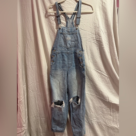 Levi's | Jeans | Levi Ripped Overalls | Poshmark